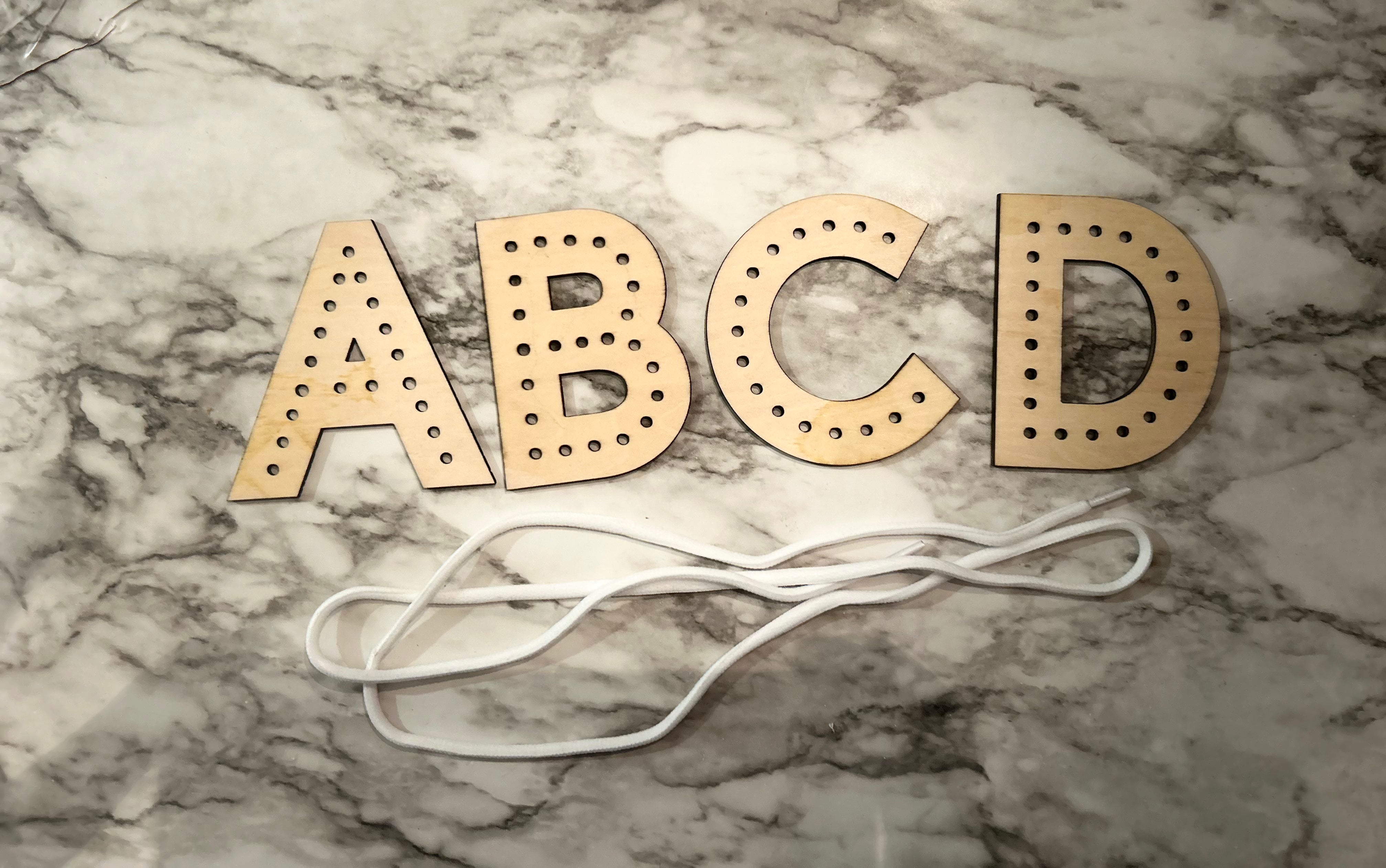 Alphabet Lacing Set – Hei Valley Designs