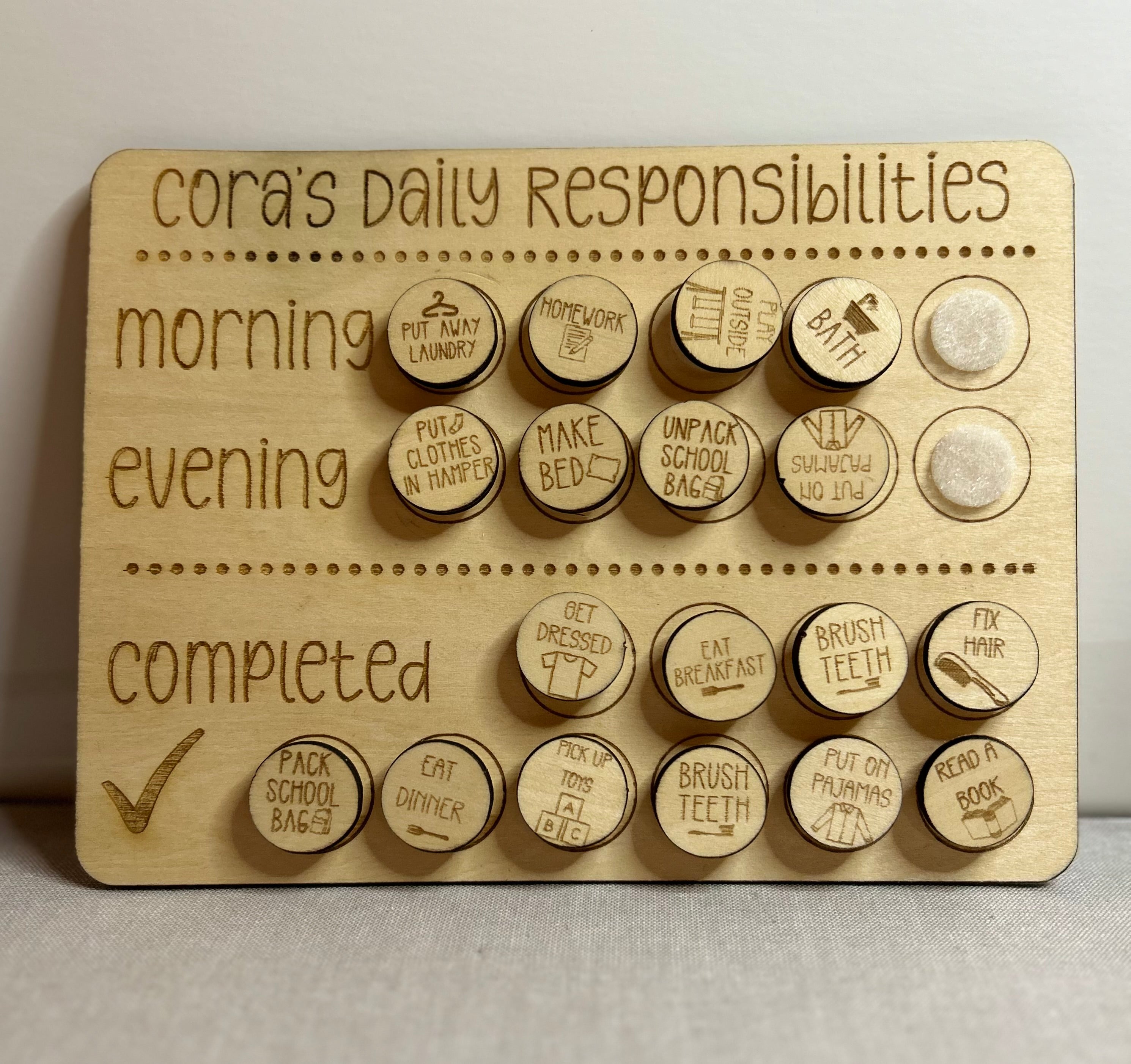 Daily Responsibilities Sign-Small – Hei Valley Designs